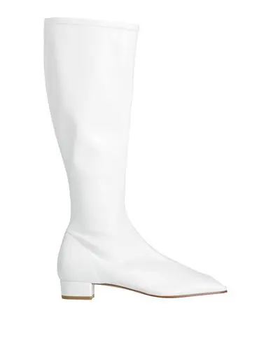 By Far Leather Square Toe Zipper Fastening Boots