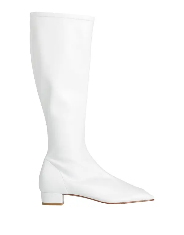 By Far Leather Square Toe Zipper Fastening Boots
