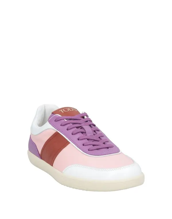 TOD'S Low-top Leather Sneakers - Pink