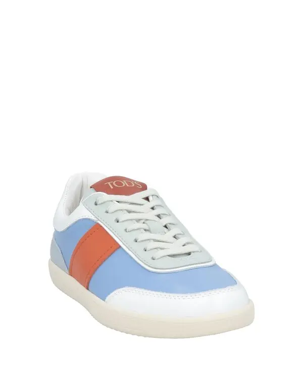 TOD'S Low-top Leather Sneakers - Purple