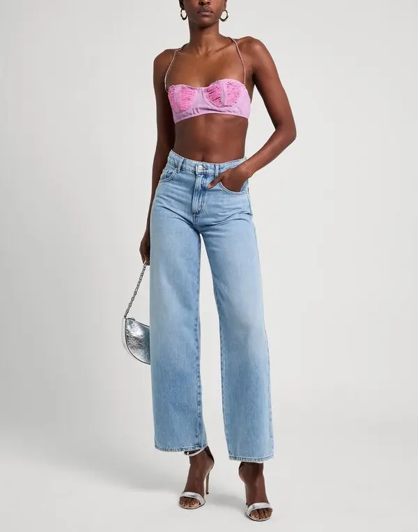 Gcds Distressed Strapless Top