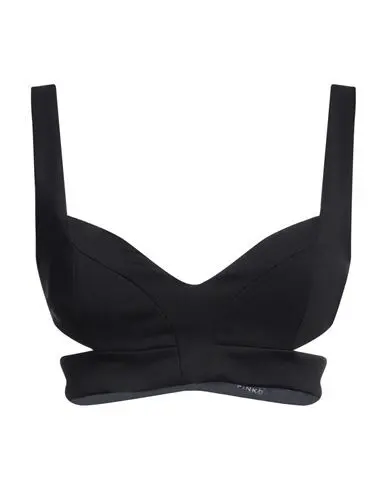 Pinko Jersey Crop Top - Black