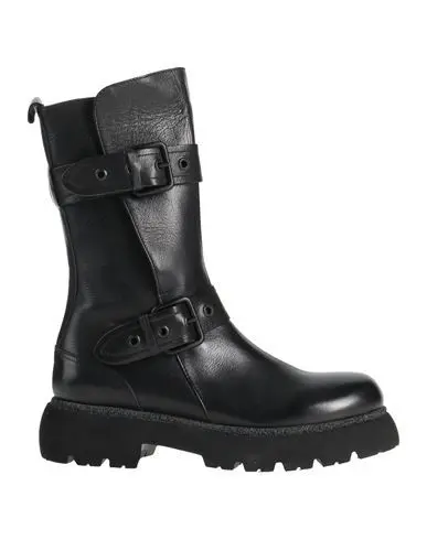 CALPIERRE Leather Biker Ankle Boots