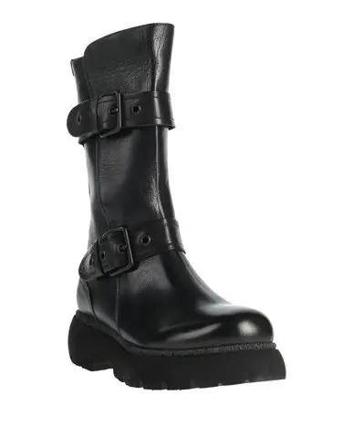 CALPIERRE Leather Biker Ankle Boots