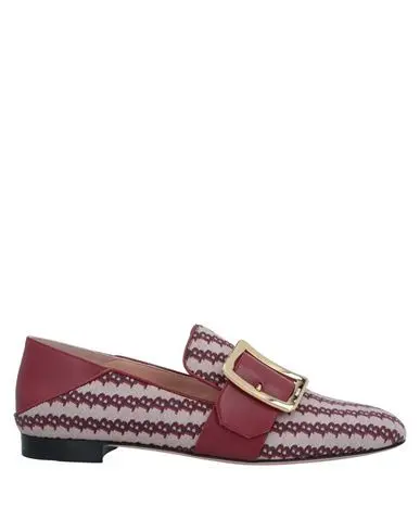 Bally Loafers With Buckle And Logo - Pink