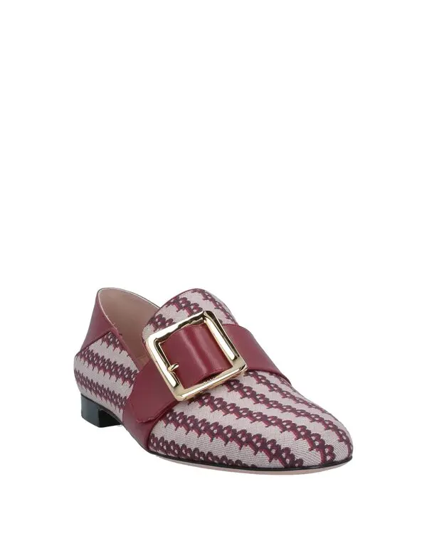 Bally Loafers With Buckle And Logo - Pink