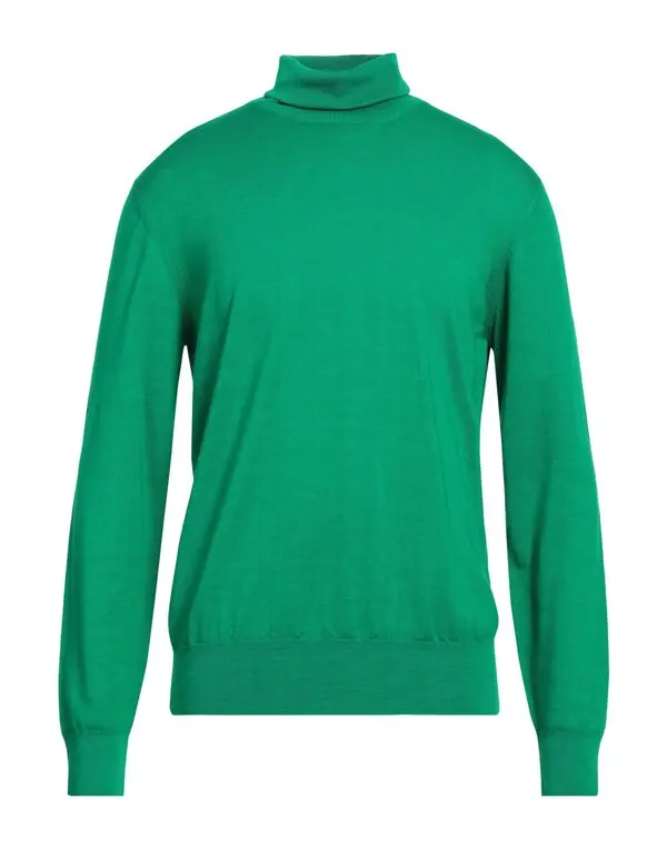 Altea Turtleneck Virgin Wool Top - Green