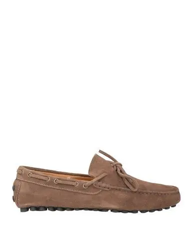 DOUCAL'S Leather Driving Loafers - Brown