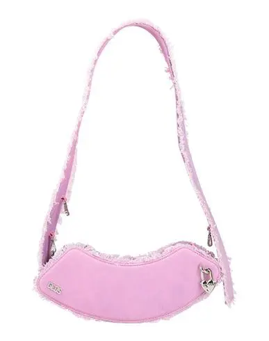 Gcds Shoulder Bag In Cotton And Leather - Pink