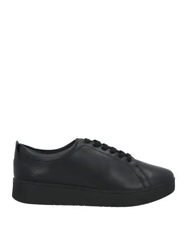 Fitflop Leather Low-top Sneakers - Black
