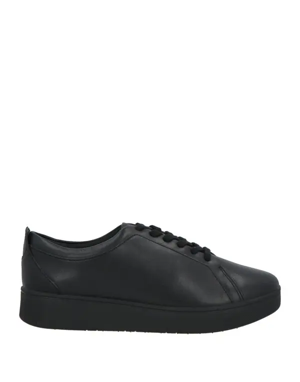 Fitflop Leather Low-top Sneakers - Black