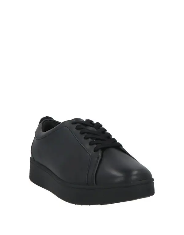 Fitflop Leather Low-top Sneakers - Black