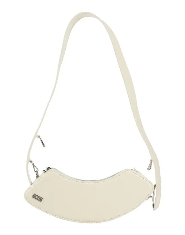 Gcds Leather Shoulder Bag - Off White