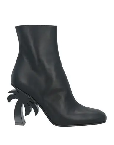 Palm Angels Leather Ankle Boots - Black