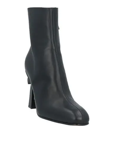 Palm Angels Leather Ankle Boots - Black