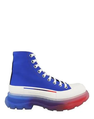 Alexander Mcqueen Tread Slick Lace-Up Boots - Blue  display picture 3