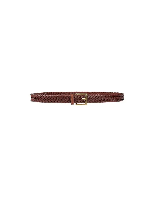 Liviana Conti Belt Woman Brown S Liviana Conti Brown Carabiner knot belt for Women Online USA  main image 4