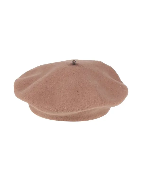 Brunello Cucinelli Beret In Wool - Beige