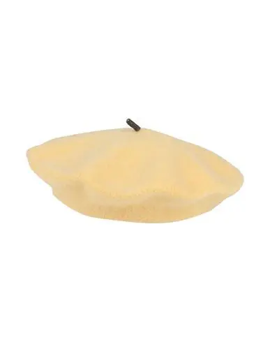 Brunello Cucinelli Beret In Wool - Yellow