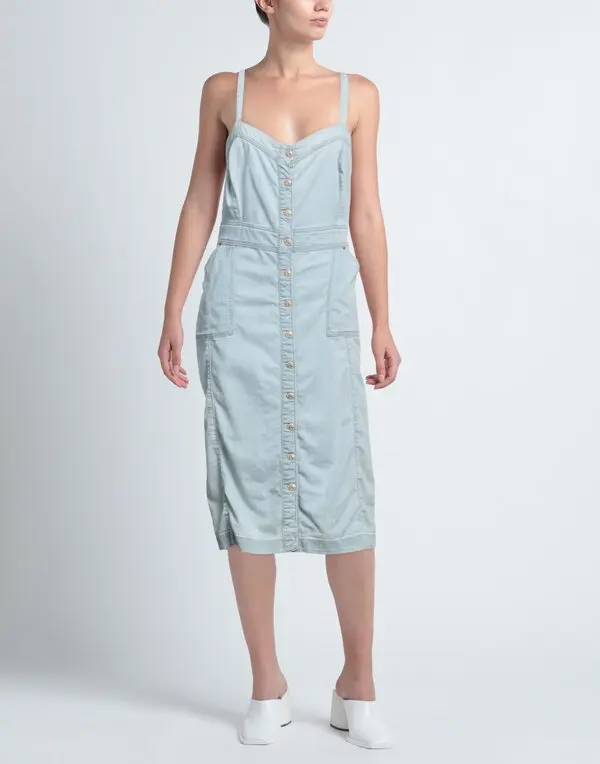 Guess Denim Shirt Dress In Blue - 52% Off | Editorialist