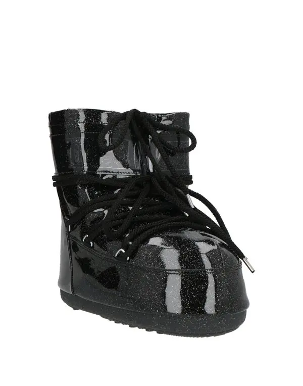 Moon Boot Glittered Ankle Boots - Black