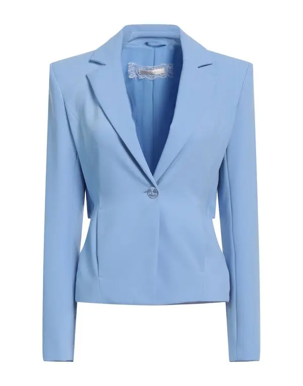 Patrizia Pepe Single-breasted Blazer - Azure
