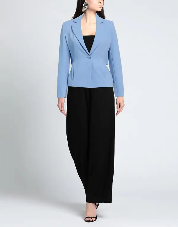 Patrizia Pepe Single-breasted Blazer - Azure