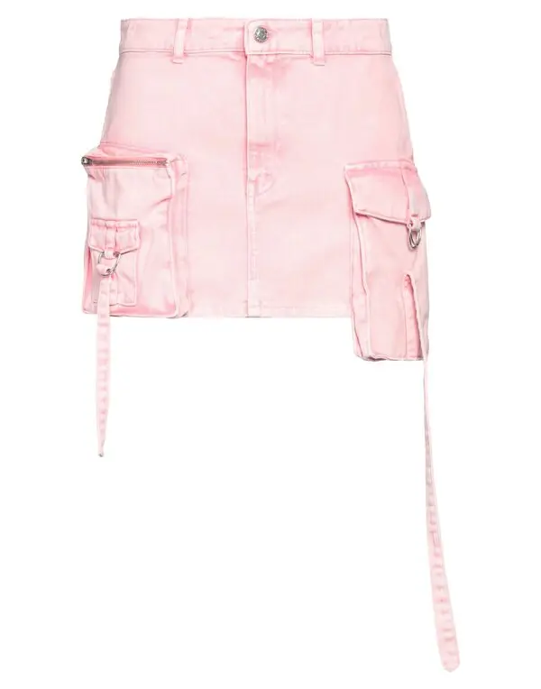 VICOLO Denim Mini Skirt - Pink