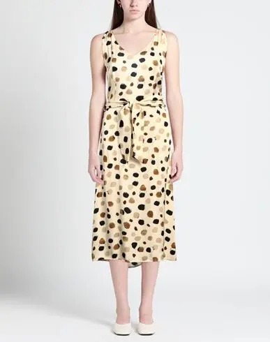 MANILA GRACE Midi Flared Dress