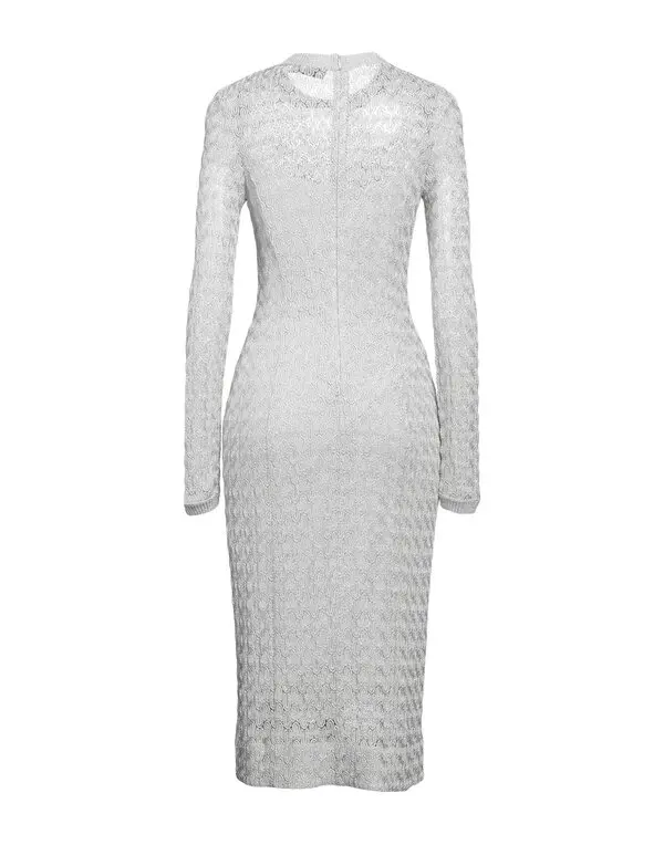 silver midi bodycon dress A.L.C.Size M Ashley Silver Metallic High Neck Midi Bodycon Dress $395