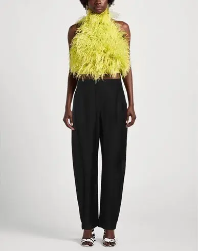Emporio Armani Tapered Virgin Wool Blend Trousers