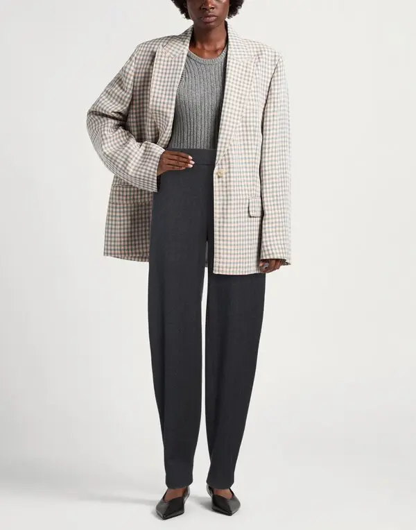 Emporio Armani High Waisted Tapered Trousers