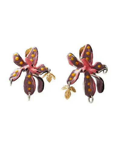Marni Clip-on Earrings - Purple