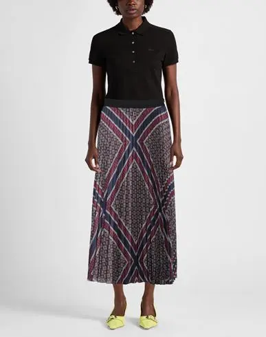 Sandro Pleated Midi Skirt - Blue