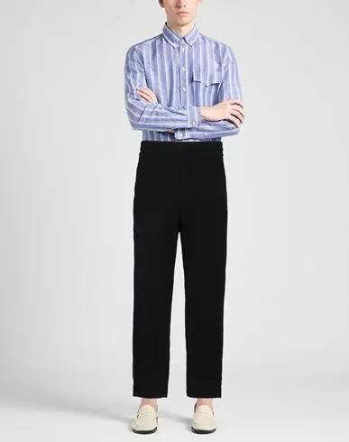 Emporio Armani Tapered Leg Flannel Pants