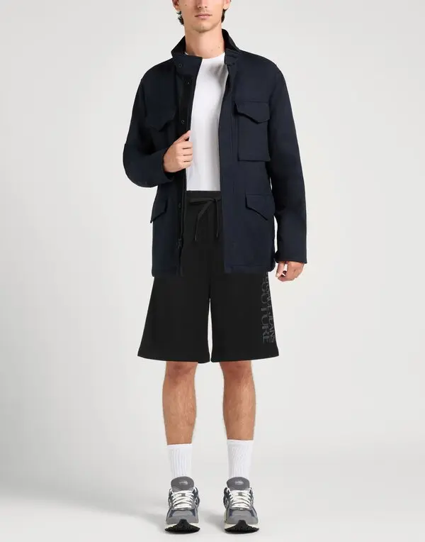 Versace Cotton-blend Fleece Shorts