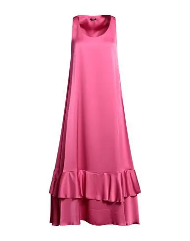 Liu Jo Midi Flared Satin Dress