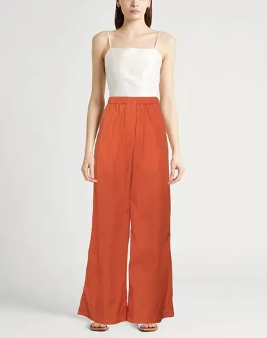 Max Mara Cotton Wide-leg Pants - Red