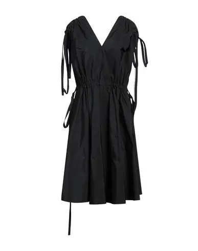 Red Valentino Midi Flared Dress - Black