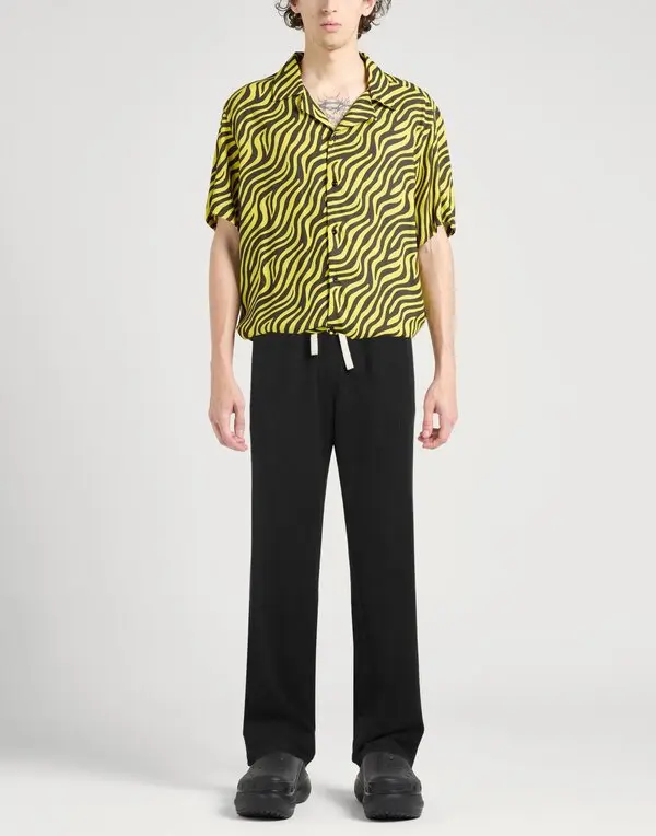 Palm Angels Wide-leg Casual Pants - Black