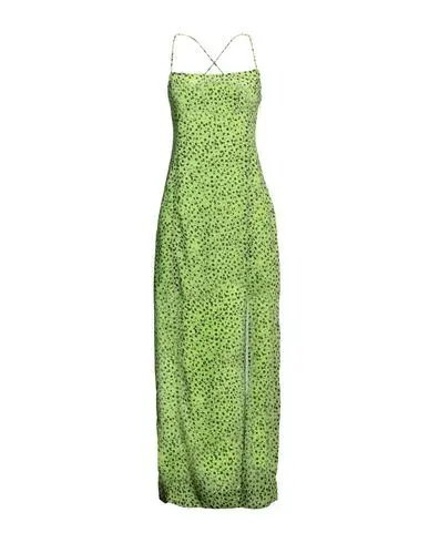Ganni Maxi Dress In Green - 56% Off | Editorialist