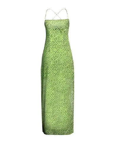 Ganni Maxi Dress In Green - 61% Off | Editorialist