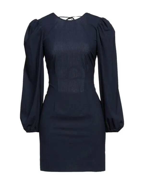 GANNI Mini Dress Ecovero Viscose Blend