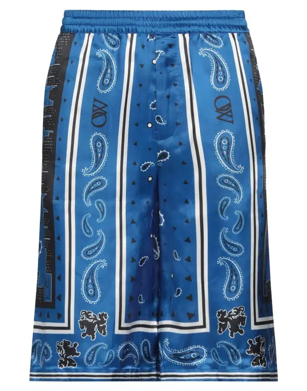 OFF-WHITE™ Paisley Print Bermuda Shorts