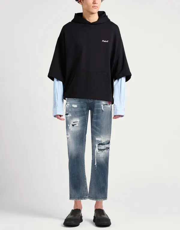 Dsquared2 Cotton Denim Tapered Jeans - Blue