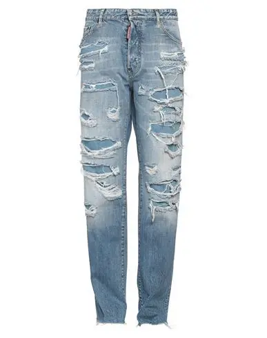 Dsquared2 Jeans Size Cotton, Cow Leather