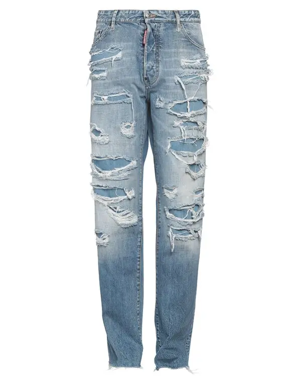 Dsquared2 Jeans Size Cotton, Cow Leather