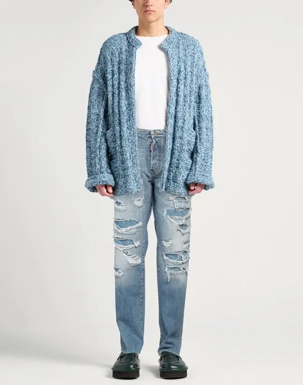 Dsquared2 Jeans Size Cotton, Cow Leather