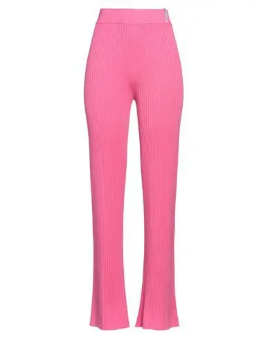 HINNOMINATE Flared Ribbed Knit Pants - Fuchsia