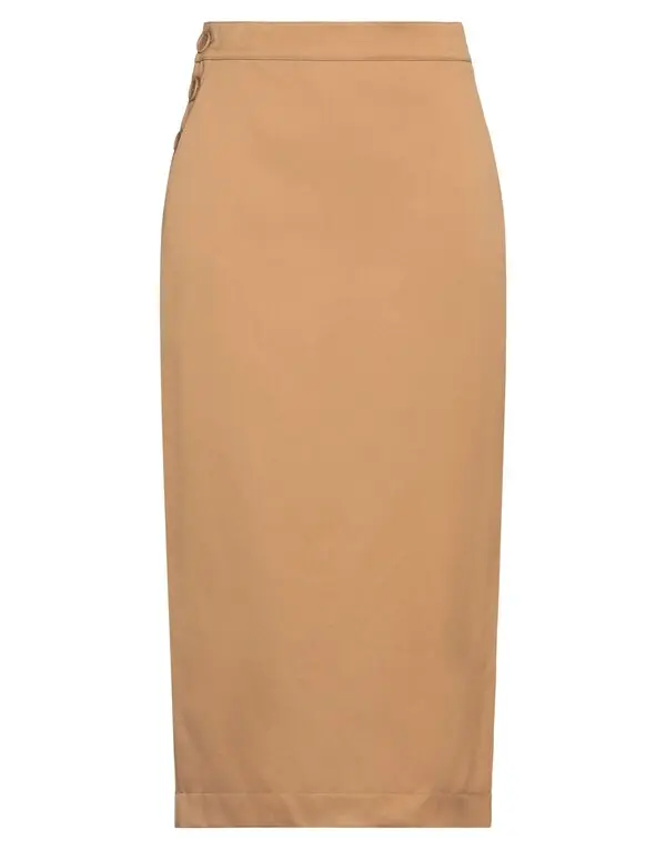 Max Mara Midi Cotton Sfilata Skirt - Beige